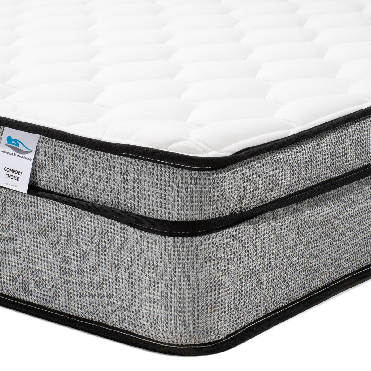 Comfort Choice Long Single Size Innerspring Mattress - 3 Comfort options - Australian Made - 15 ...